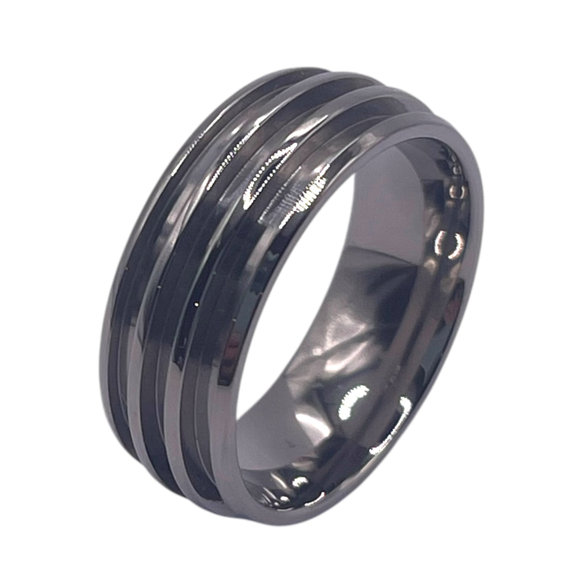 Titanium Three channel ring core – Ringsupplies.com
