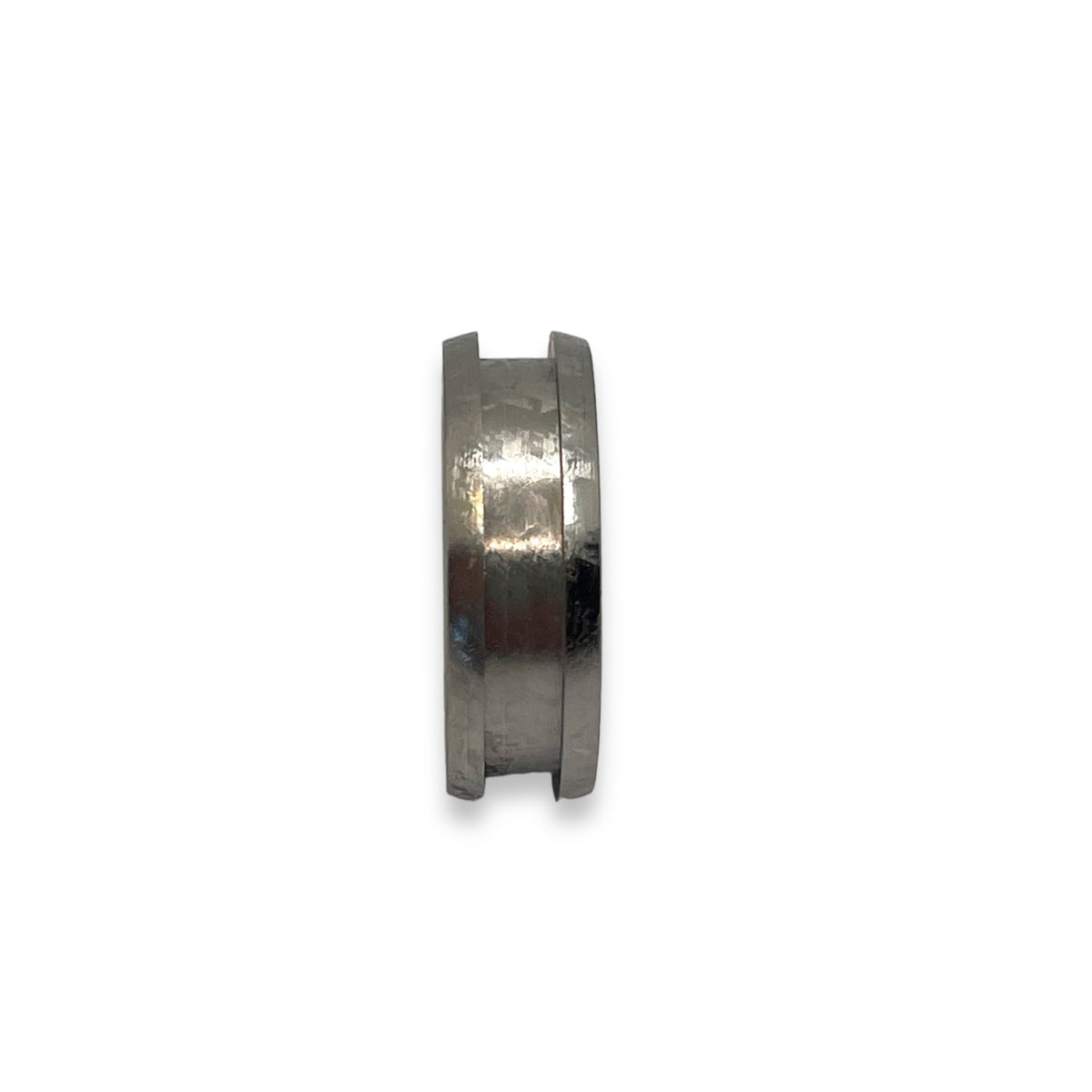 Crystalized Titanium inlay channel ring core – Ringsupplies.com