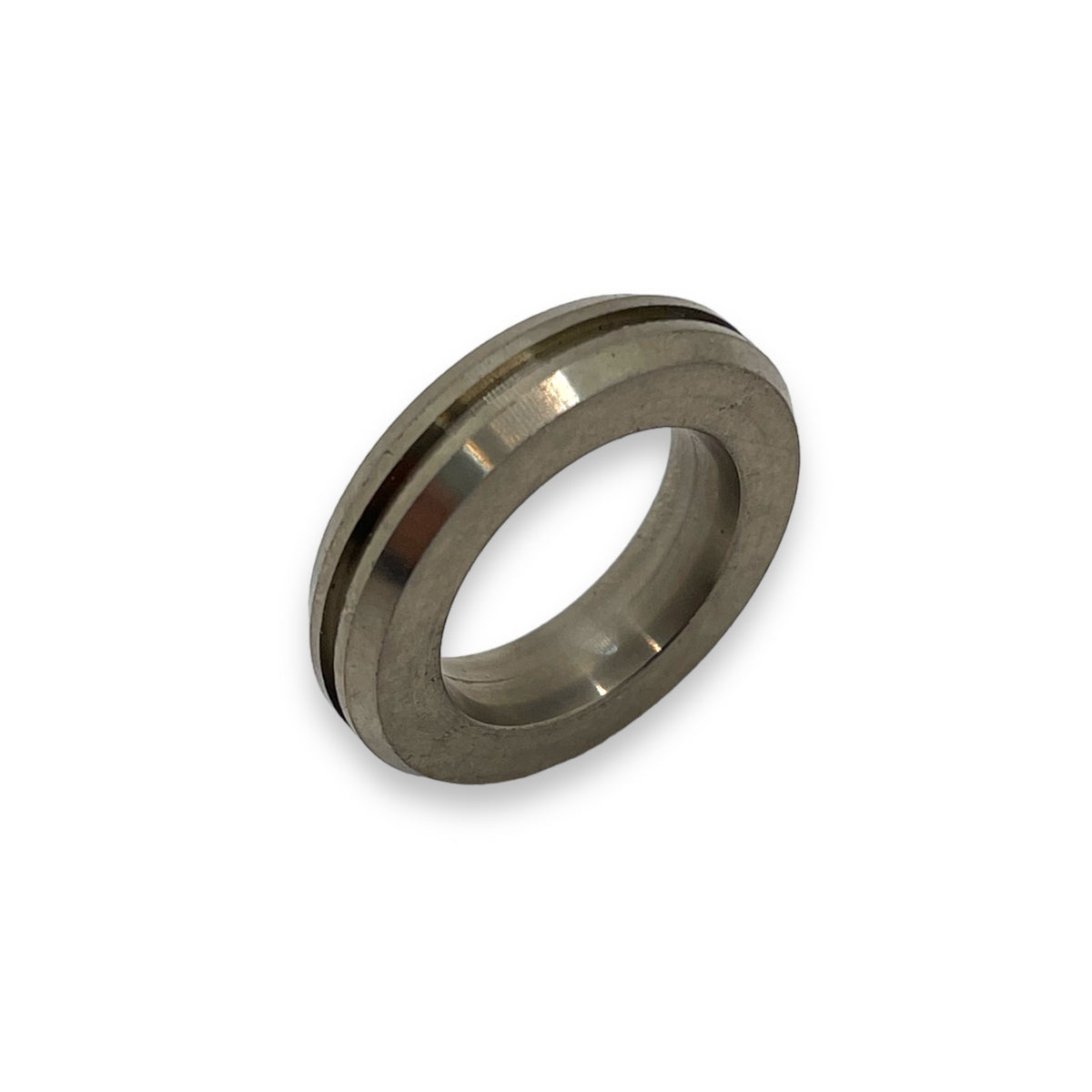 Unfinished Narrow channel, round top titanium FG-2029 – Ringsupplies.com