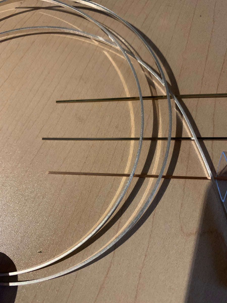 Gold, Sterling Silver, Copper, Brass, Bronze ring inlay wire ...